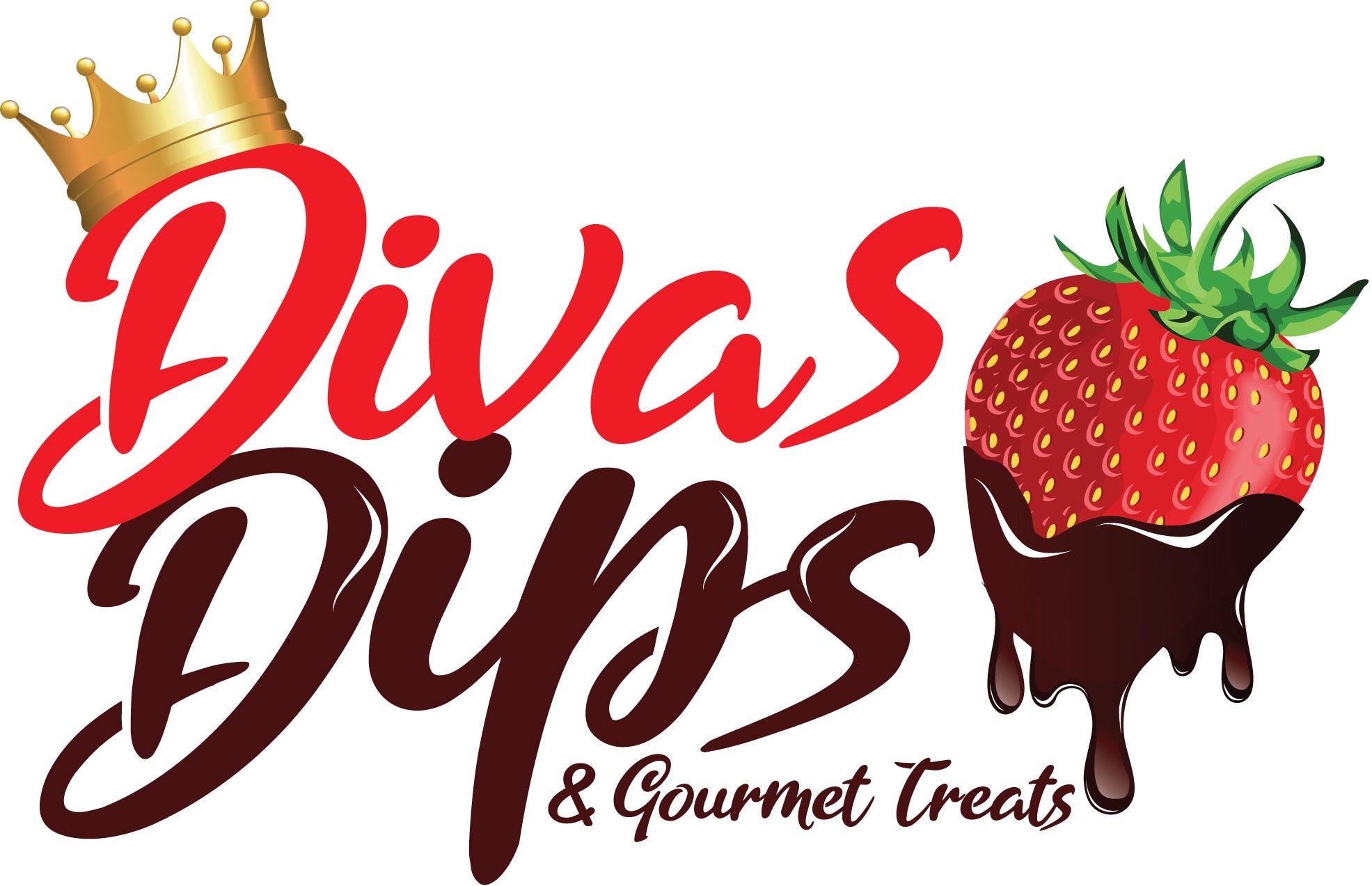 Divas Dips and Gourmet Treats logo